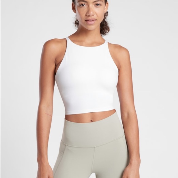 Athleta | Tops | Athleta Ddd Intention Crop Top White | Poshmark